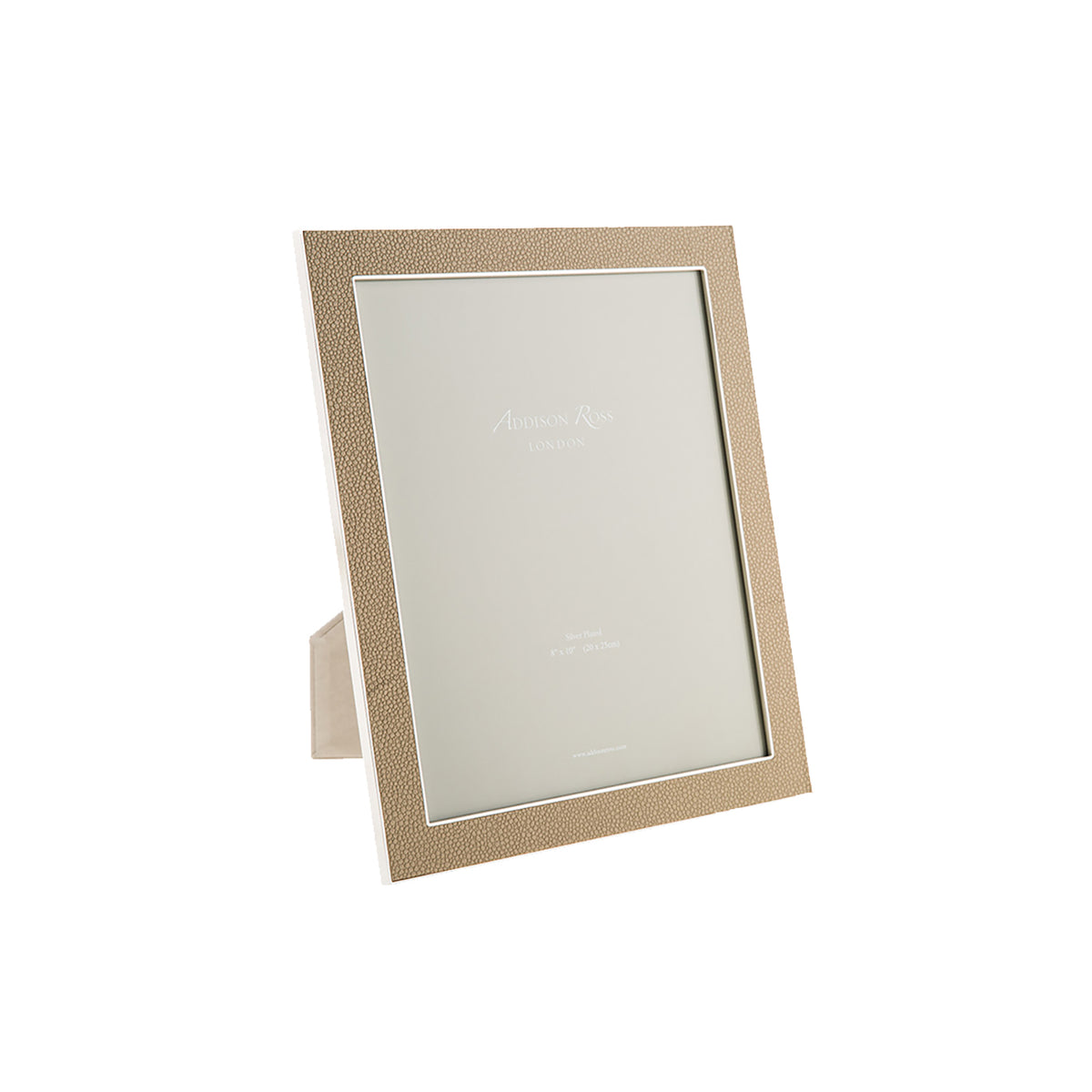 Beige Faux Shagreen Photo Frame 8x10 – Singer Design